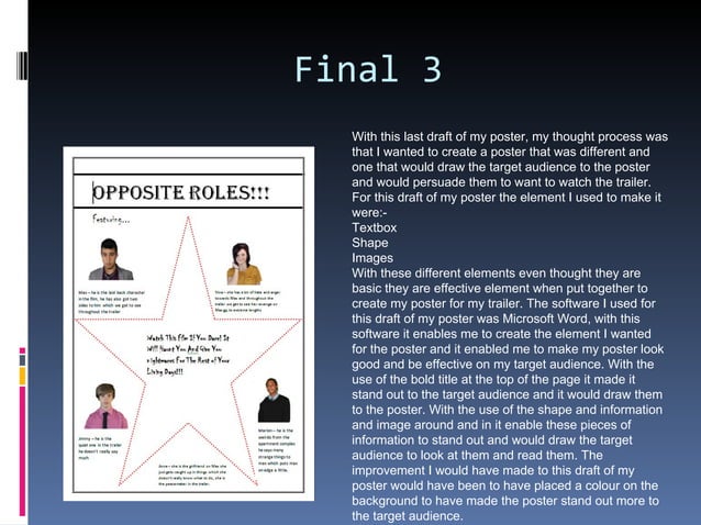 My poster design | PPT