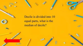 percentile of group and ungrouped data | PPTX