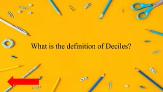 percentile of group and ungrouped data | PPTX