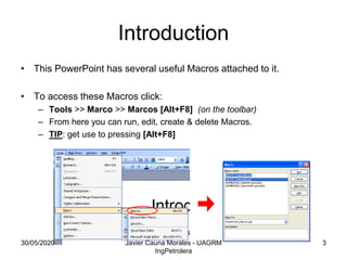 My power point macros | PPT
