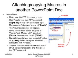 My power point macros | PPT