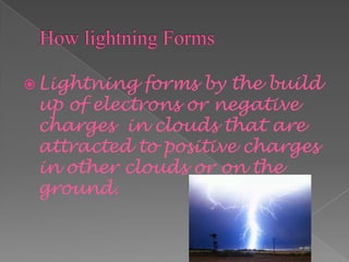 My powerpoint on lightning for a science project | PPT