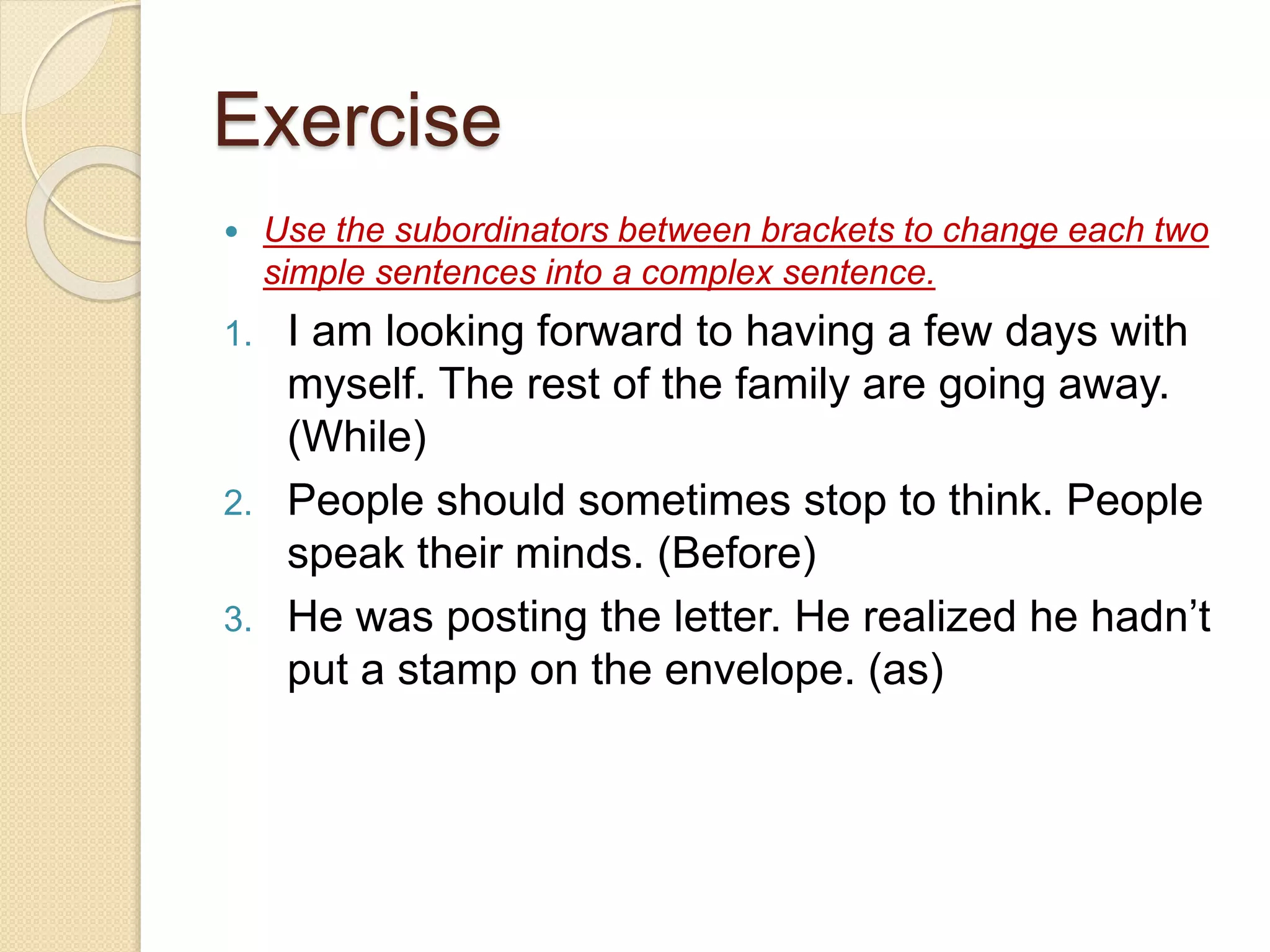 Types of sentences, Fragments & Run ons& Signal Phrases | PPT