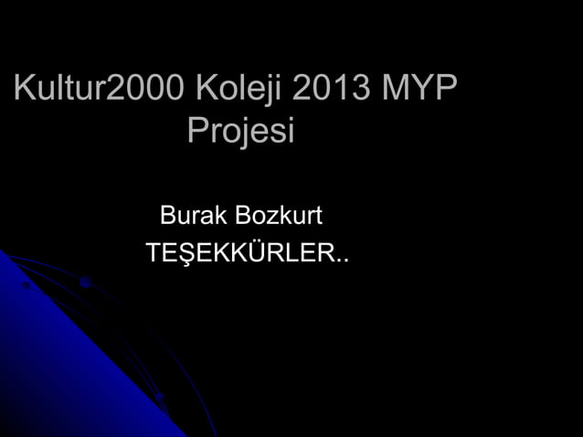 MYP Project | PPT