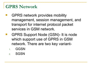 My PptIntroduction to 3G, GSM, GPRS, EDGE Network | PPT