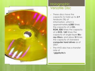 holographic technology | PPTX