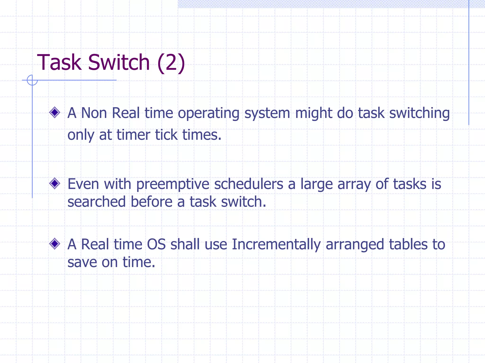 Real Time OS For Embedded Systems | PPTX