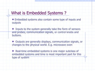 Real Time OS For Embedded Systems | PPTX