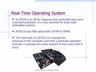 Real Time OS For Embedded Systems | PPTX