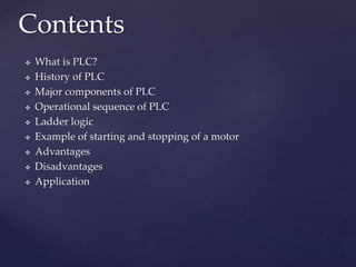 Programmable Logic Controller | PPTX | Programming Languages | Computing