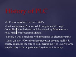 Programmable Logic Controller | PPTX | Programming Languages | Computing