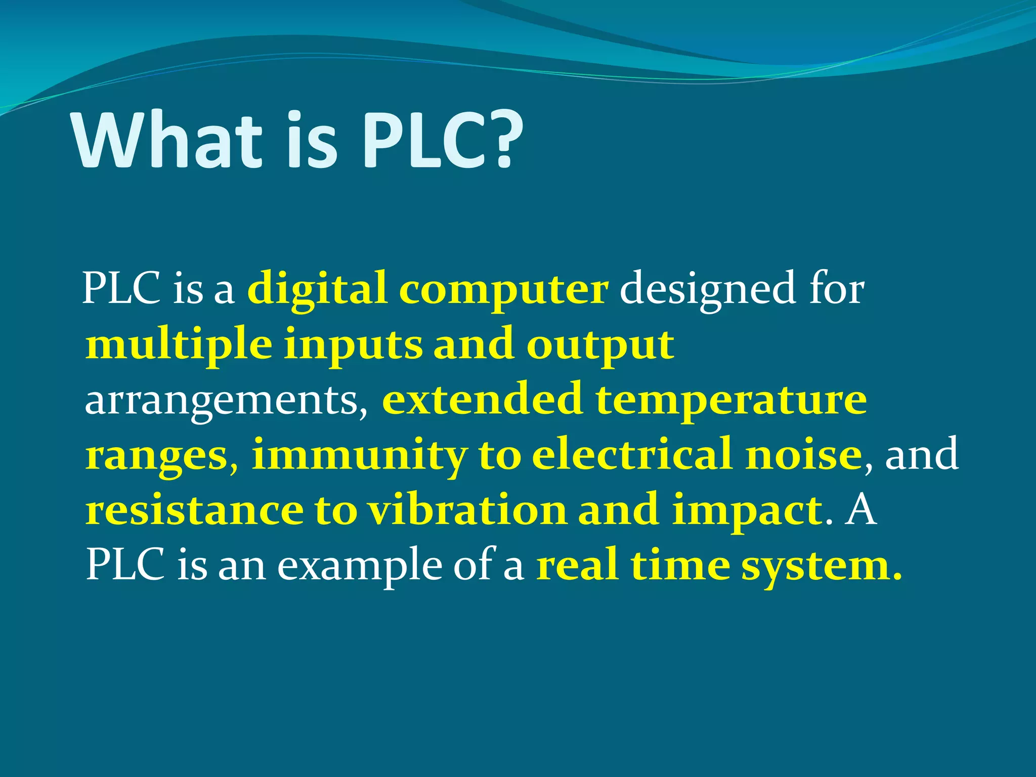 ppt on PLC | PPTX