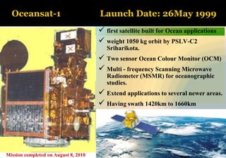 Indian remote sensing satellite mission | PPTX