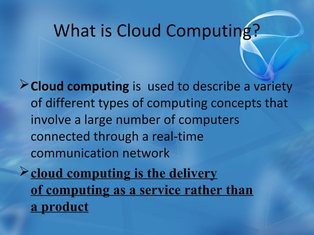 cloud computing | PPT