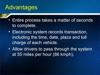 Electronic Toll Collection System | PPT