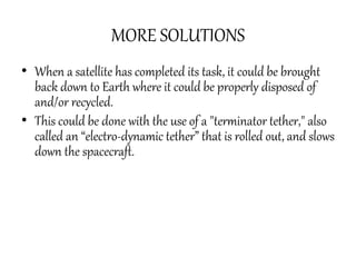 WHAT IS SPACE DEBRIS???? | PPTX