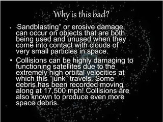 WHAT IS SPACE DEBRIS???? | PPTX