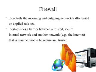 Data Security in Local Area Network Using Distributed Firewall | PPT