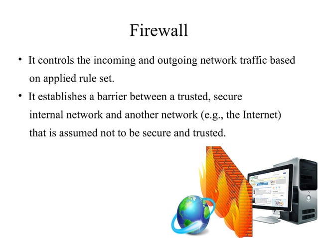Data Security in Local Area Network Using Distributed Firewall | PPT