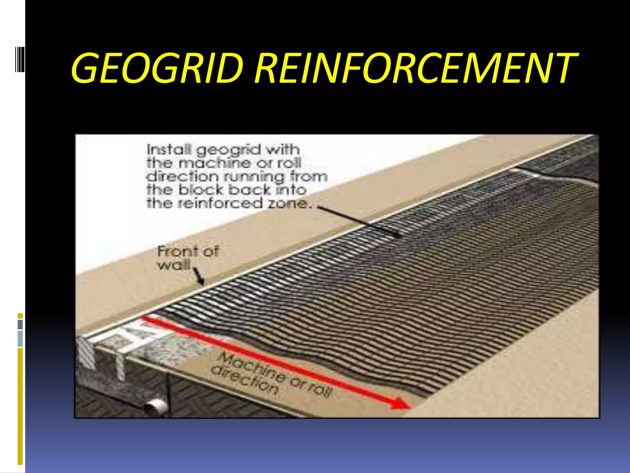 Use of geogrids as reinforcement in road construction | PPTX