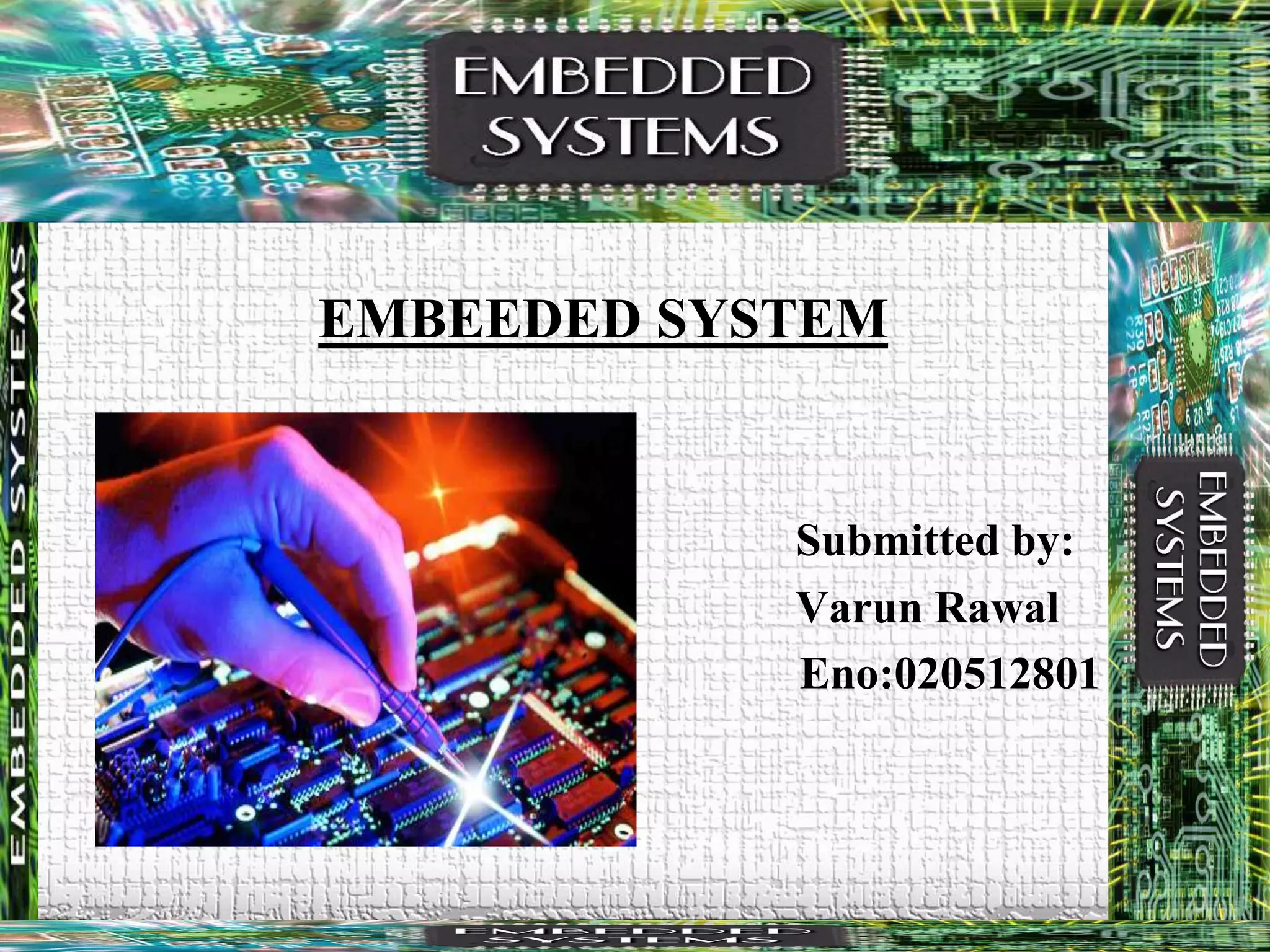 Embedded Systems Projects and Microcontroller Interfacing | PPT