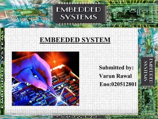 Embedded Systems Projects and Microcontroller Interfacing | PPT