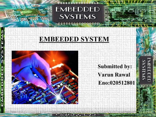 Embedded Systems Projects and Microcontroller Interfacing | PPT
