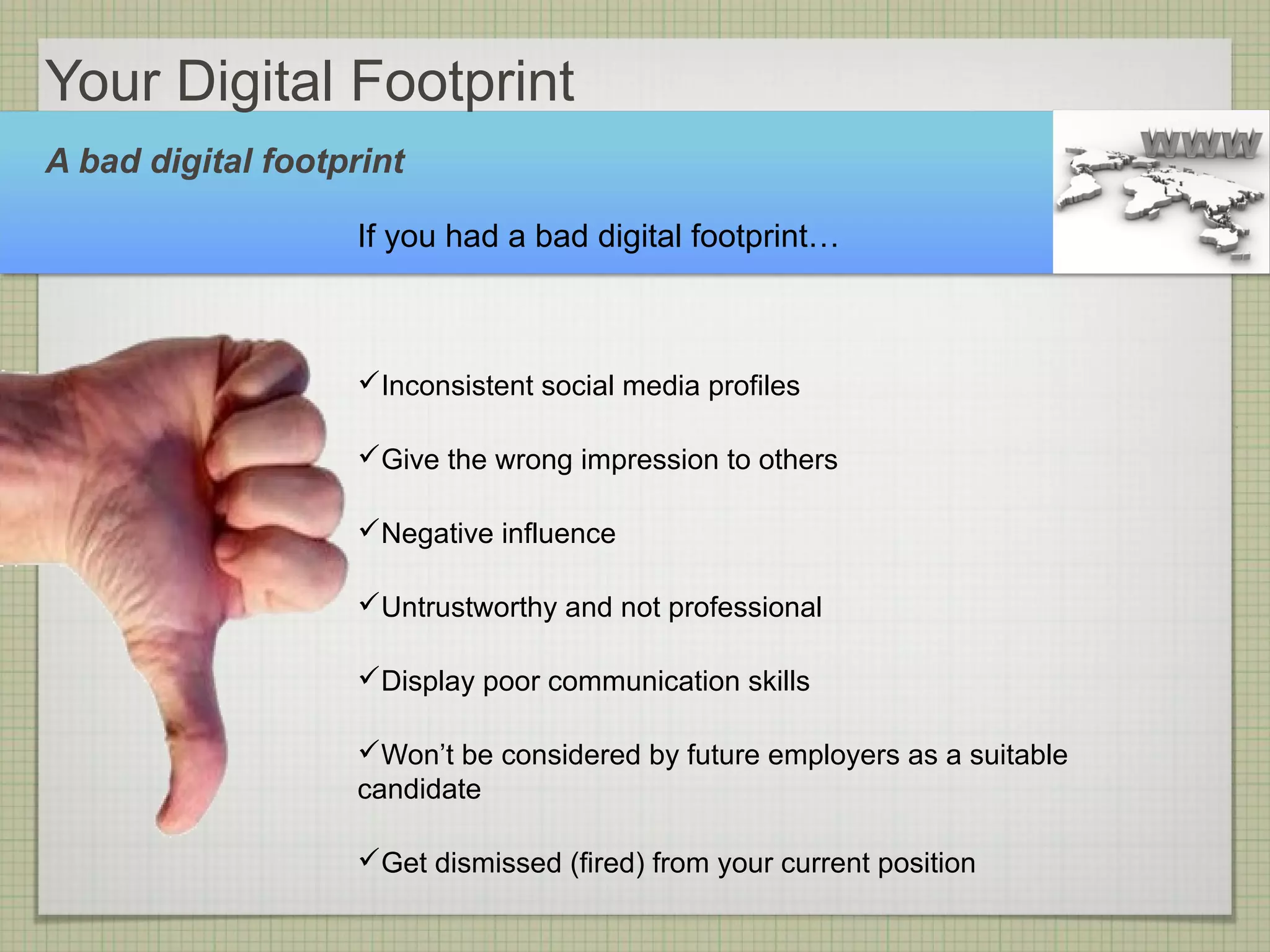 DIGITAL FOOTPRINTS | PPT