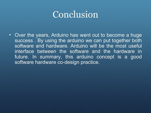 Embedded System Programming Using Arduino Microcontroller Ppt