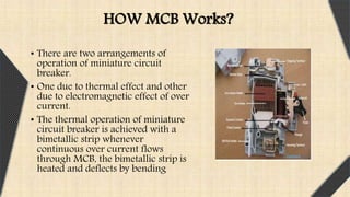 MCB And Earth Leakage Circuit | PPTX