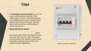 MCB And Earth Leakage Circuit | PPTX