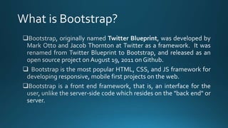 bootstrap | PPT