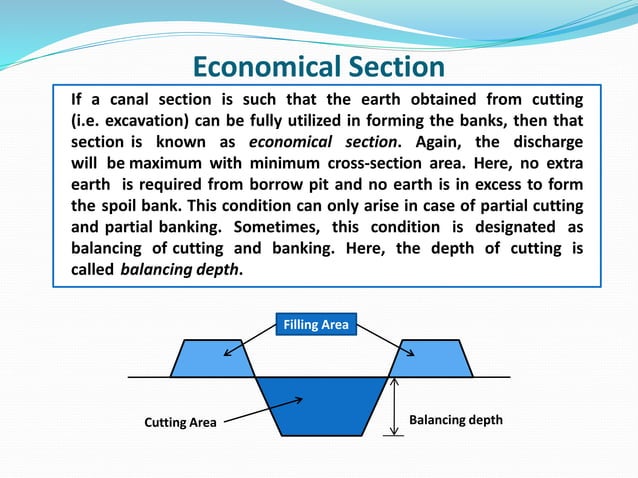 Unlined Canal design | PPTX
