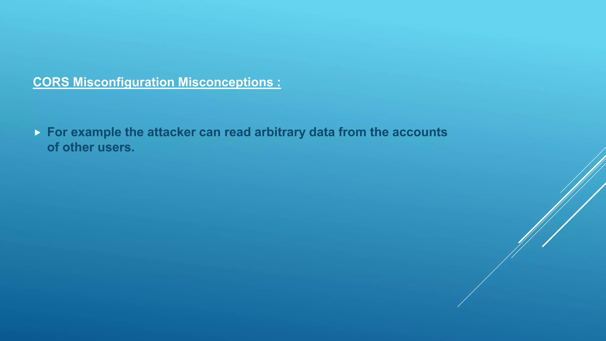 PENETRATION TEST ( CLIENT-SIDE ) CSRF / CORS MISCONFIGURATION | PPTX