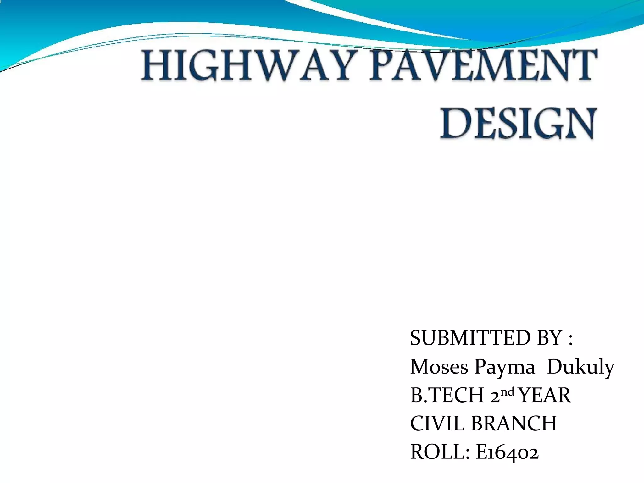 Highway Pavement | PPT