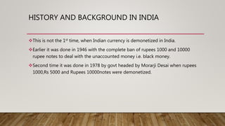 demonetisation | PPT