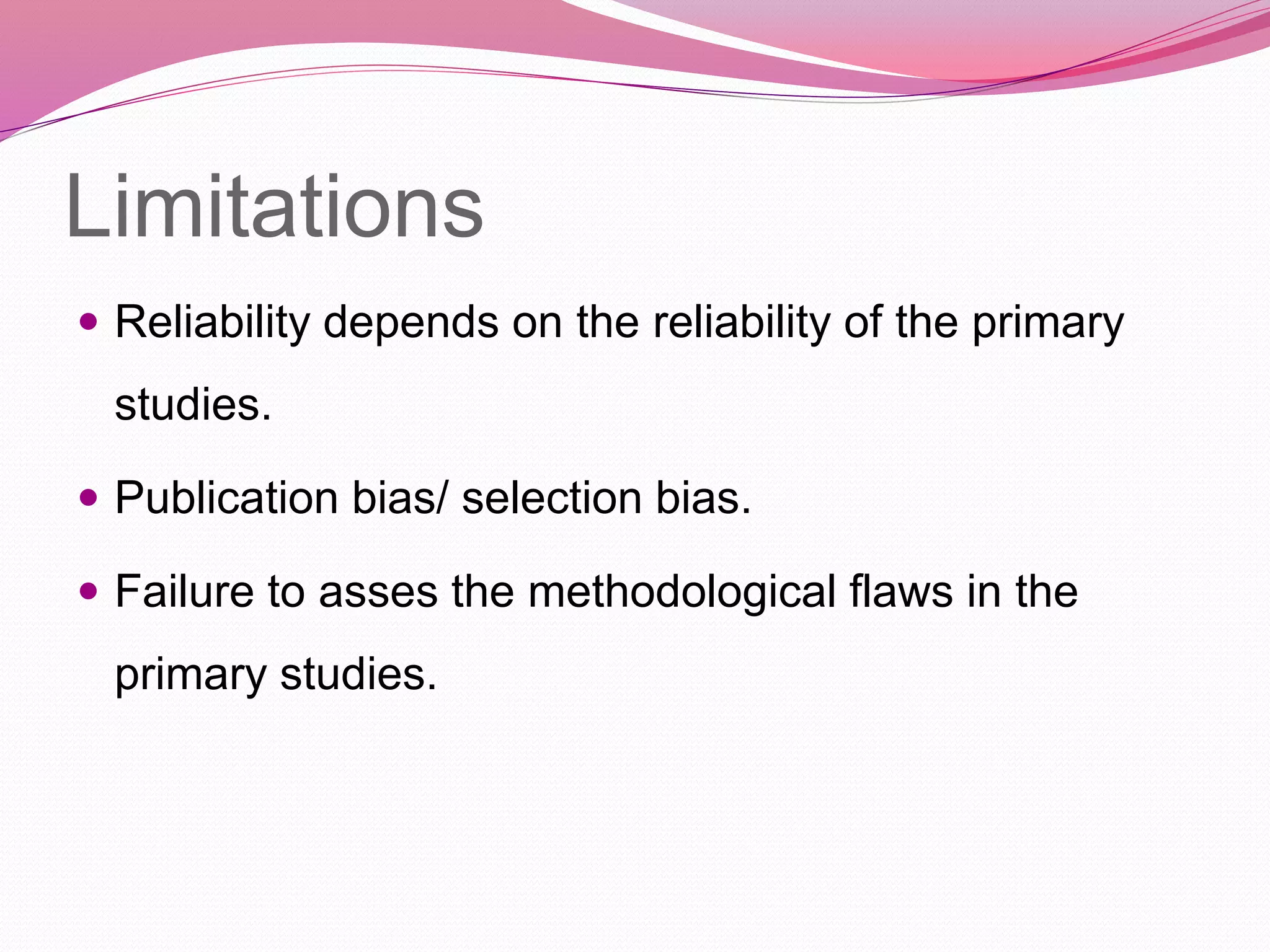 systematic review and metaanalysis | PPTX