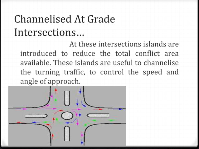 INTERSECTIONS IN TRAFFIC ENGINEERING | PPTX