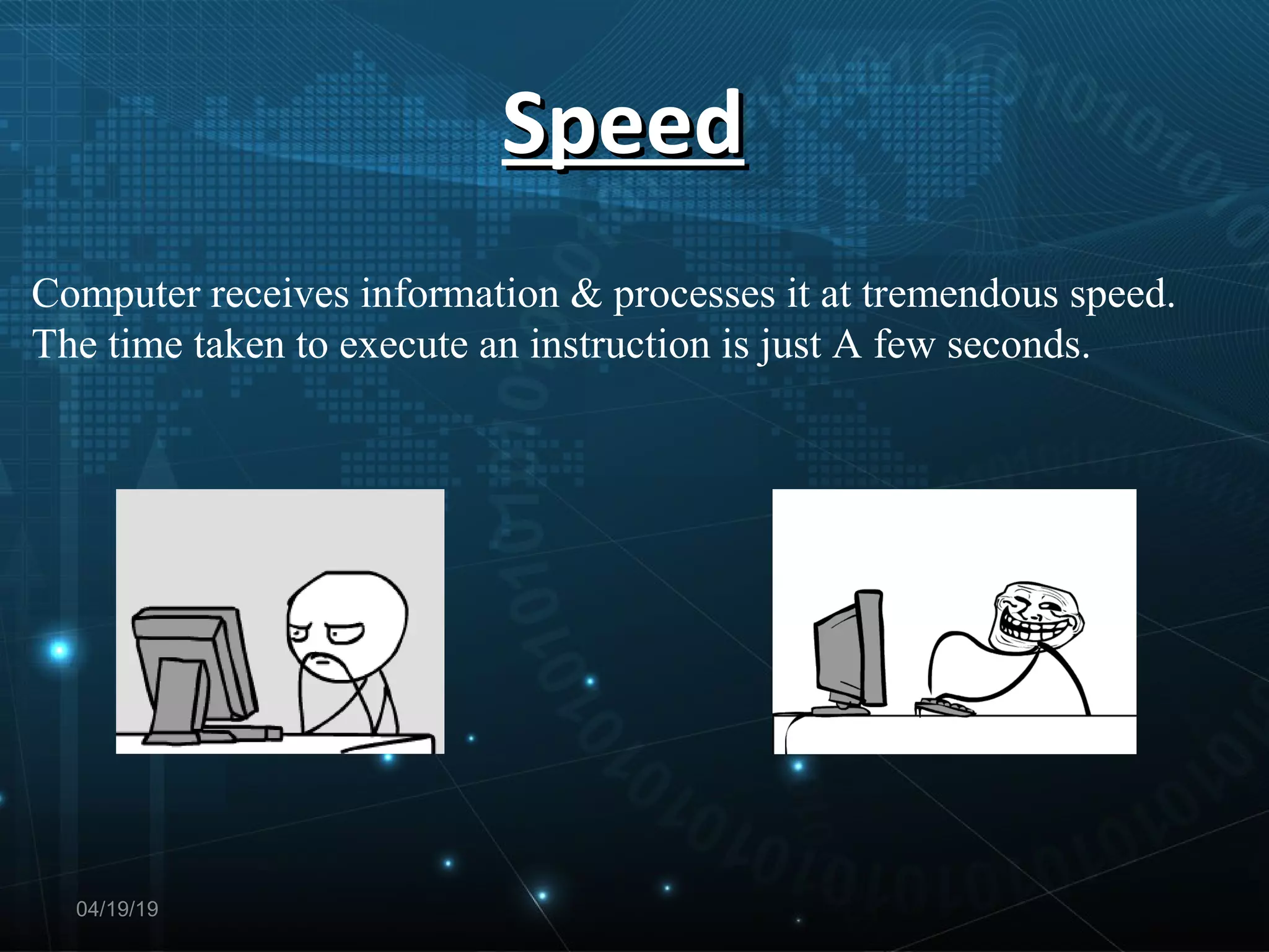 Characteristics of Modern computer | PPT