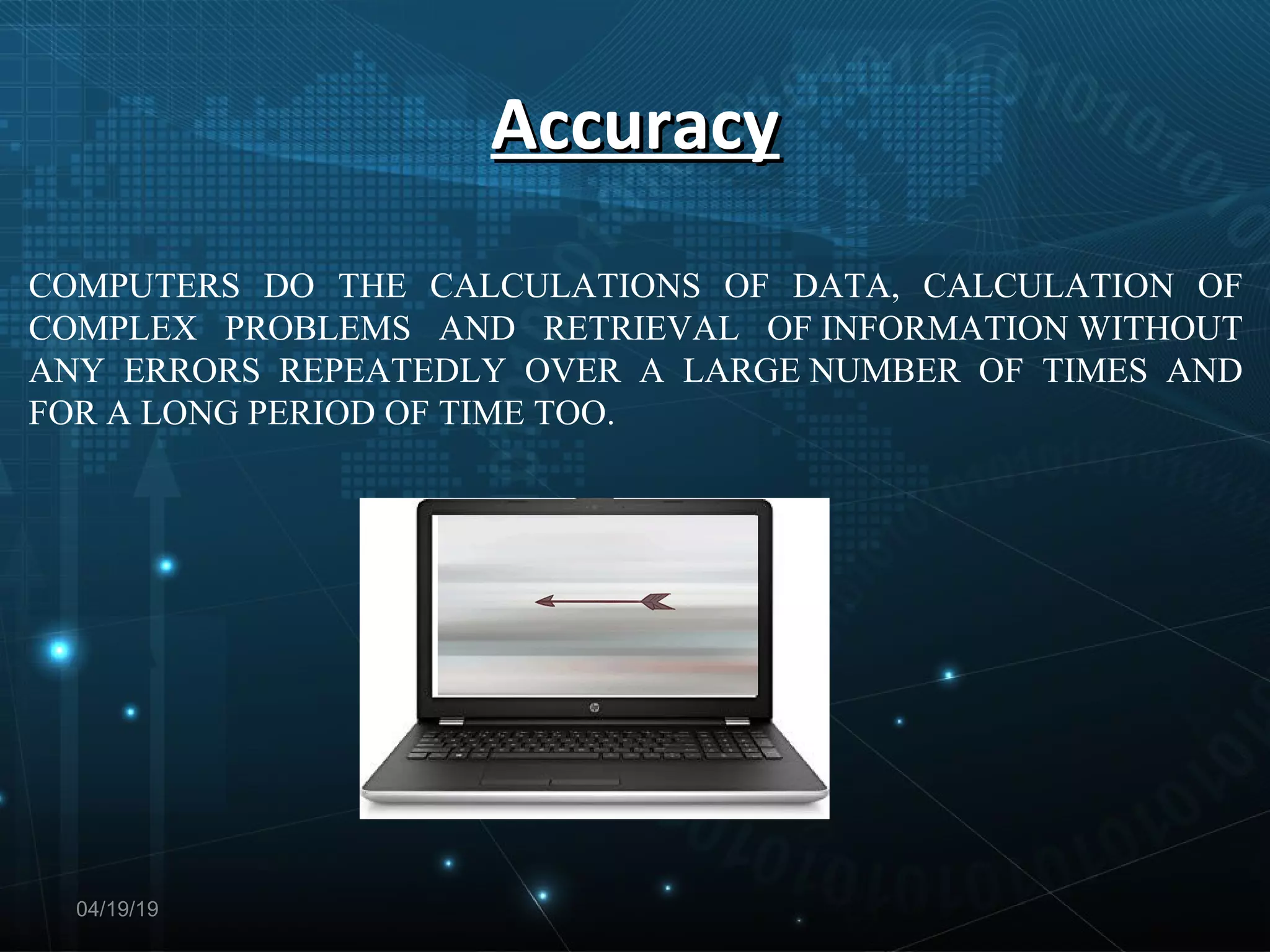Characteristics of Modern computer | PPT