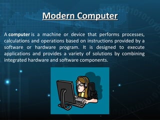 Characteristics of Modern computer | PPT