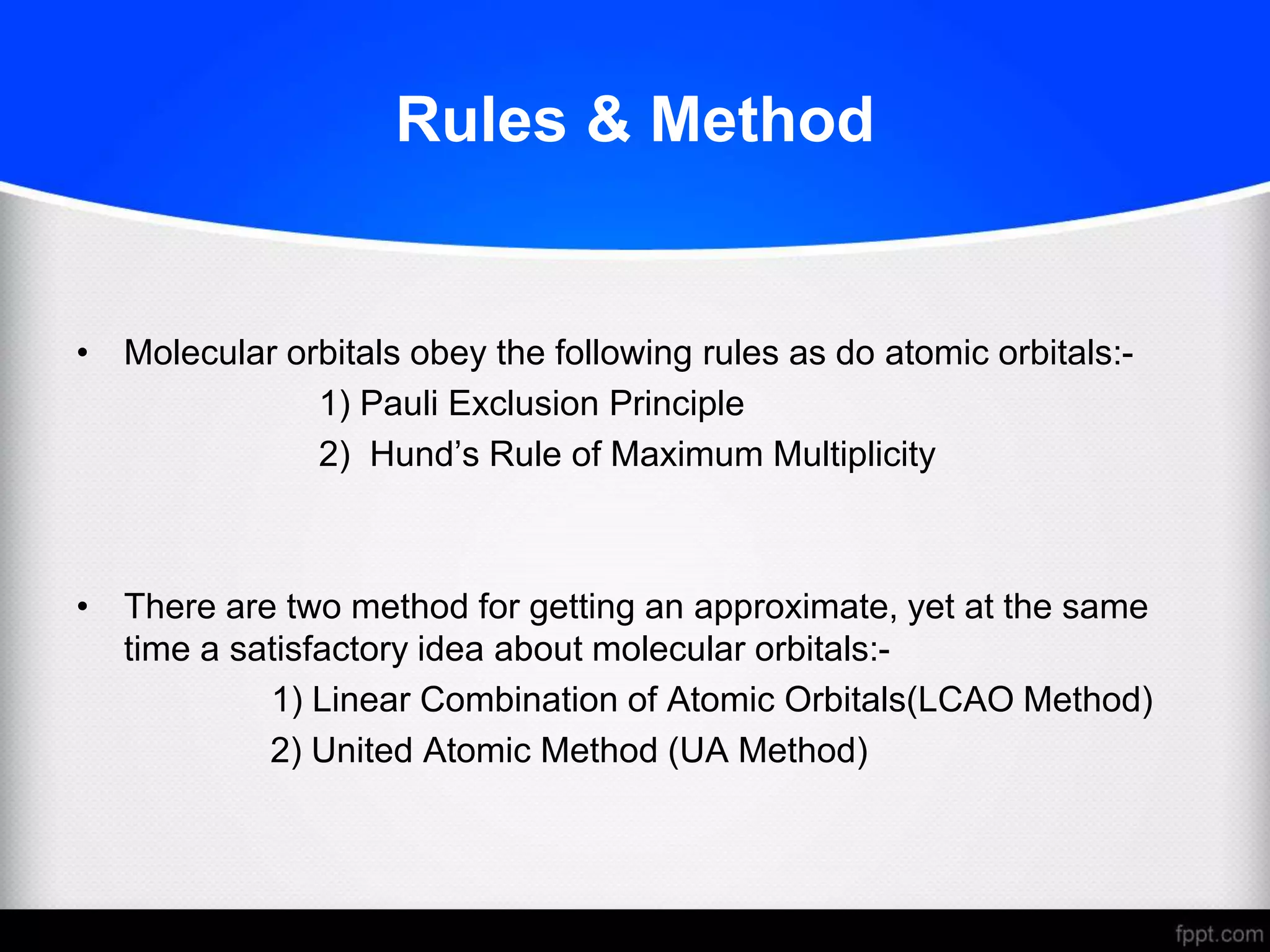 Molecular Orbital Theory For Diatomic Species | PPT