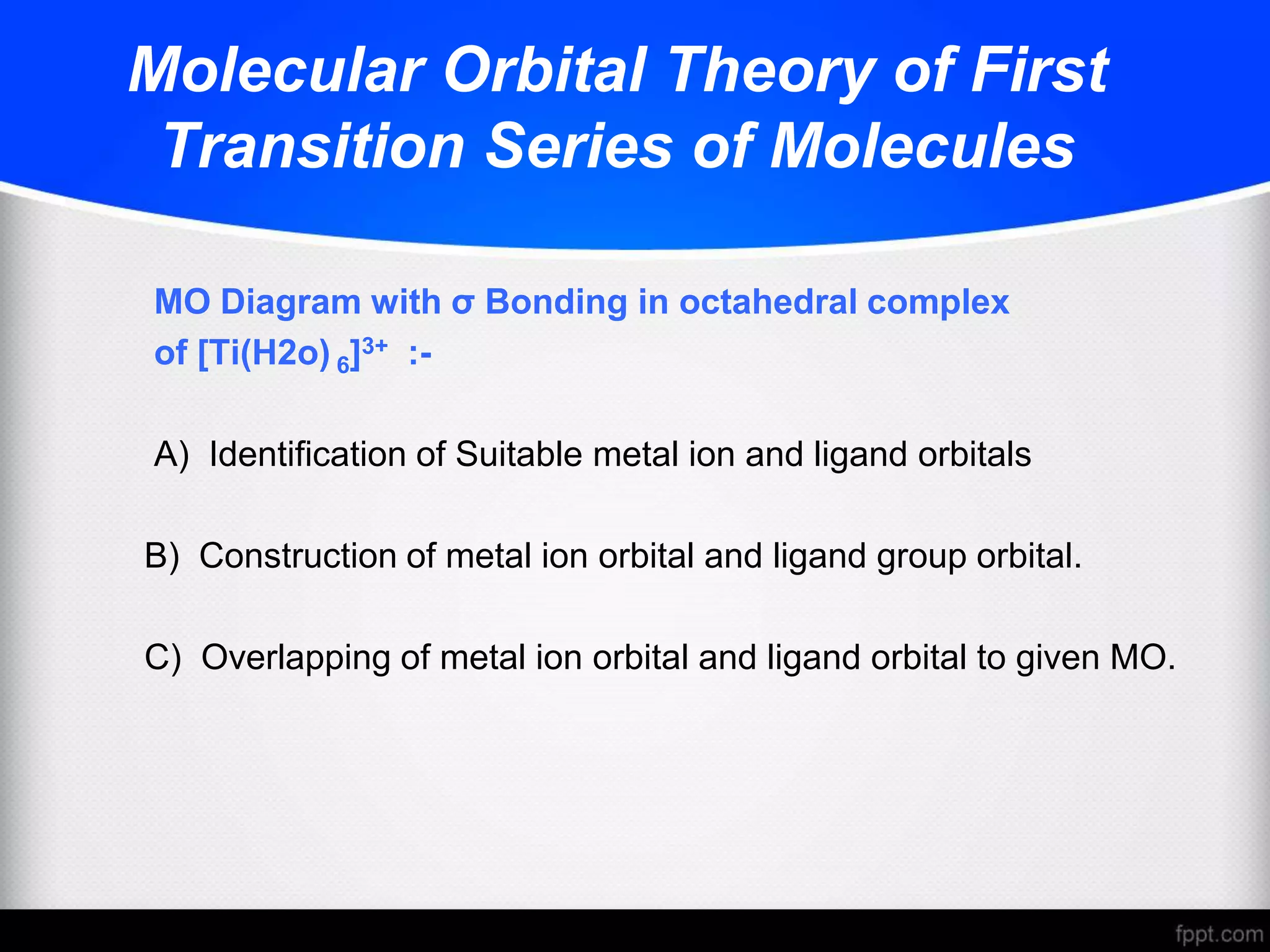 Molecular Orbital Theory For Diatomic Species | PPT