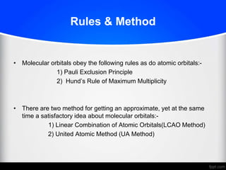 Molecular Orbital Theory For Diatomic Species | PPT
