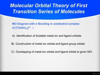 Molecular Orbital Theory For Diatomic Species | PPT