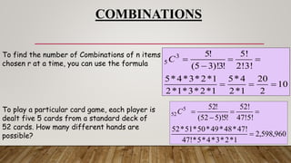permutation and combination | PPTX