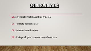 permutation and combination | PPTX