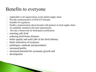 ISO 22000 (Food Mangement system) | PPTX
