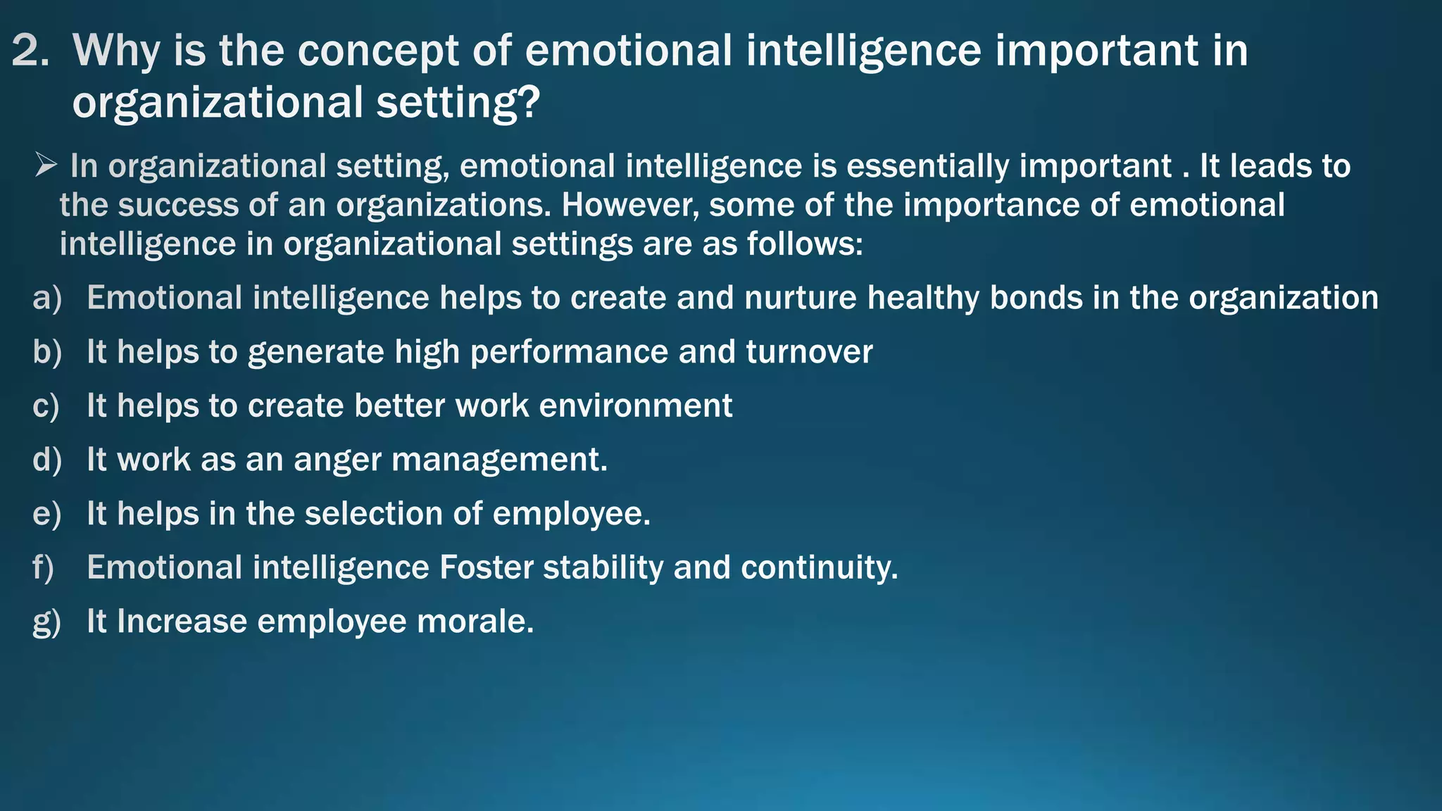 Case Study of Arun's Emotional Intelligence | PPTX