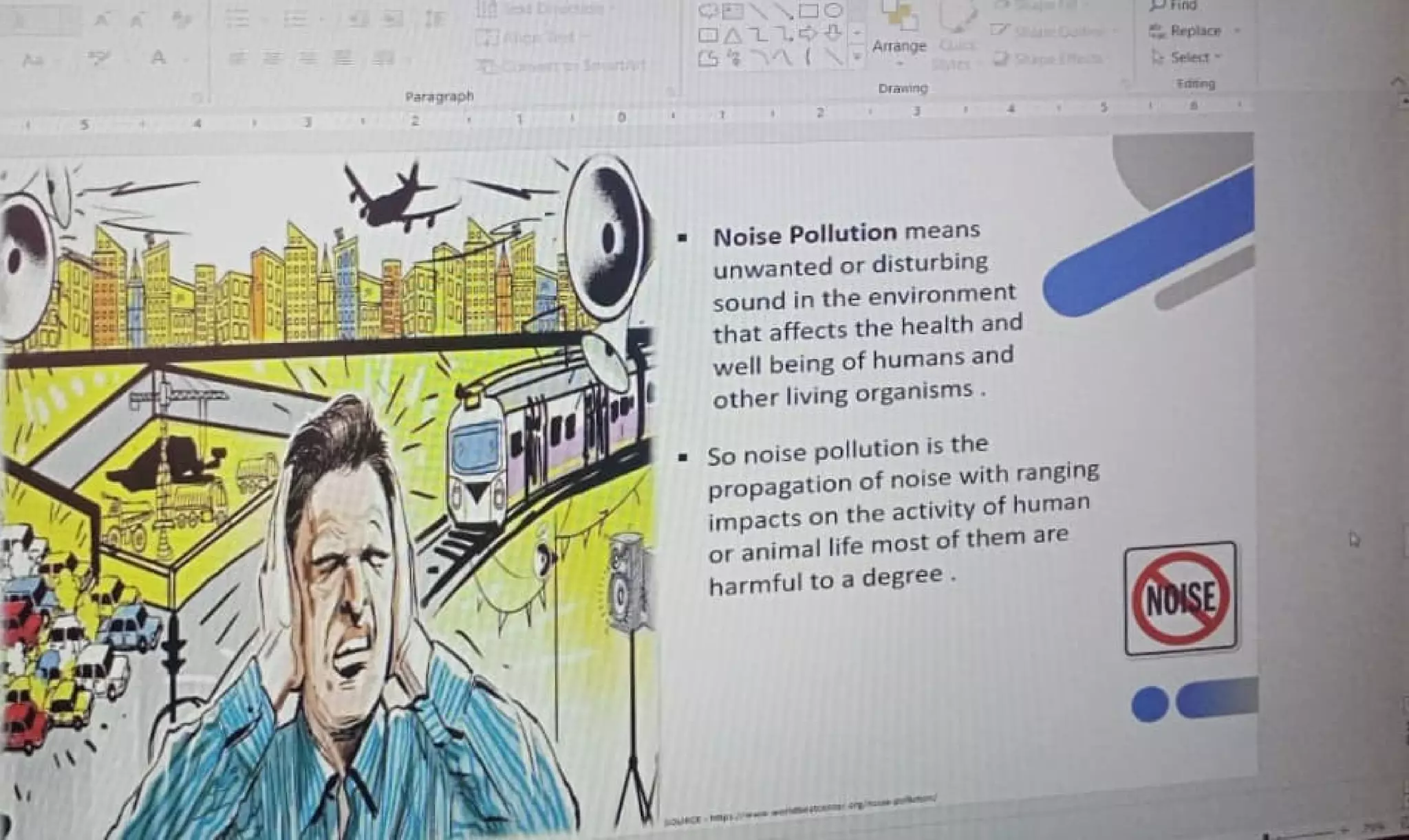 Ppt for impact of noise pollution | PPT
